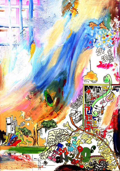 「river」 by arish｜アート・絵画の販売(通販)サイト Artmeter - 国内最大級のインディーズアート専門マーケットプレイス