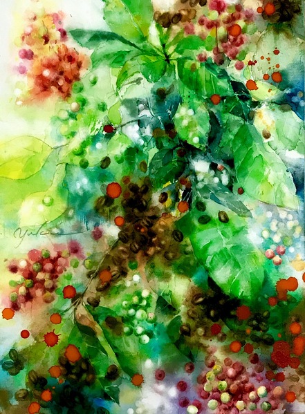 「coffee tree」 by yukie｜Artmeter｜暮らしを彩るアートが、きっと見つかる