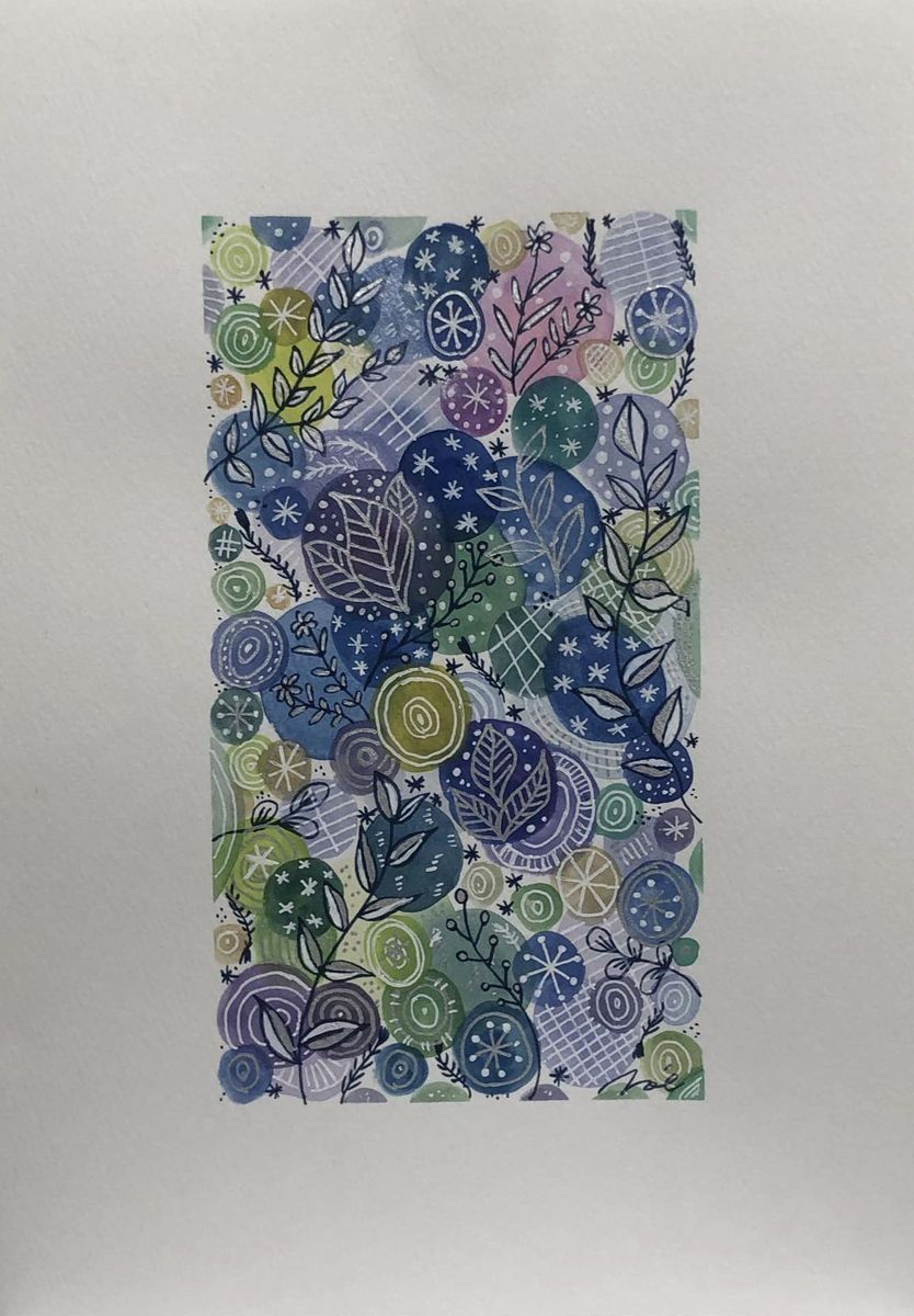 「violet」 by Noenoe｜アート・絵画の販売(通販)サイト Artmeter - 国内最大級のインディーズアート専門マーケットプレイス