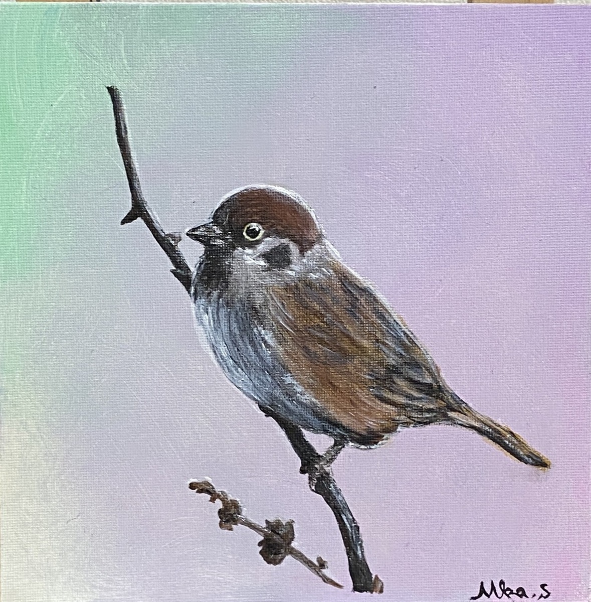 「すずめ」 by mi57｜Artmeter｜暮らしを彩るアートが、きっと見つかる