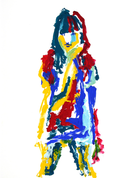 「girl2」 by Mihii｜Artmeter｜暮らしを彩るアートが、きっと見つかる